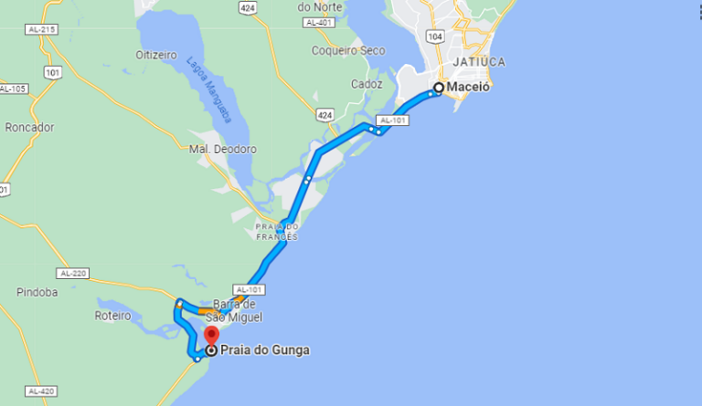 Praia do Gunga próxima a Maceió - Dicas do Nordeste - Tudo sobre o ...