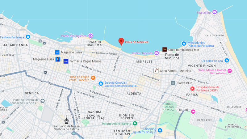 Características da praia do Meireles em Fortaleza - Dicas do Nordeste ...